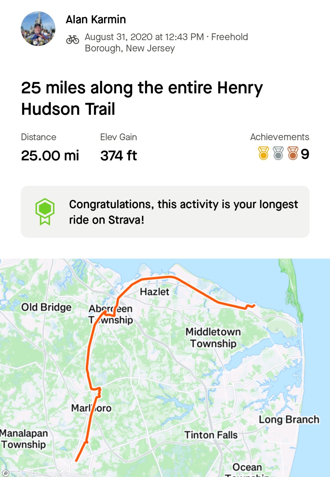 We love to Knock Around and ride our bikes on the Henry Hudson Trail